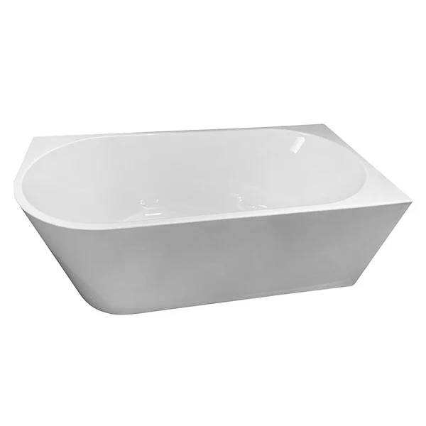 Fournisseur de baignoire dos au mur en acrylique blanc | Bain TONA